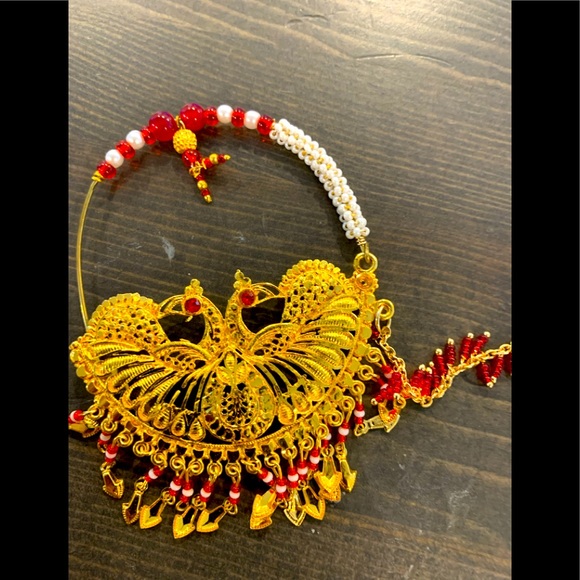 Jewelry | Nath Nosering Bridal Indian Nose Pin | Poshmark